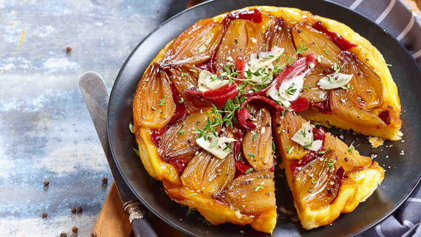 Tatin aux échalotes confites et magret : découvrez les recettes de ...