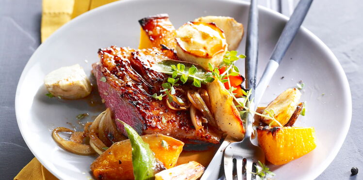 Magrets de canard et légumes rôtis : découvrez les recettes de cuisine ...