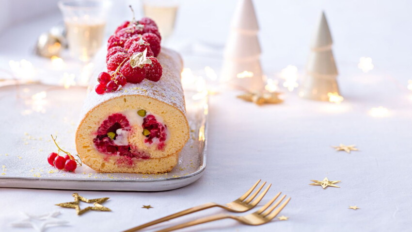 Nos meilleures recettes de bûches fruits rouges et mascarpone : Femme ...
