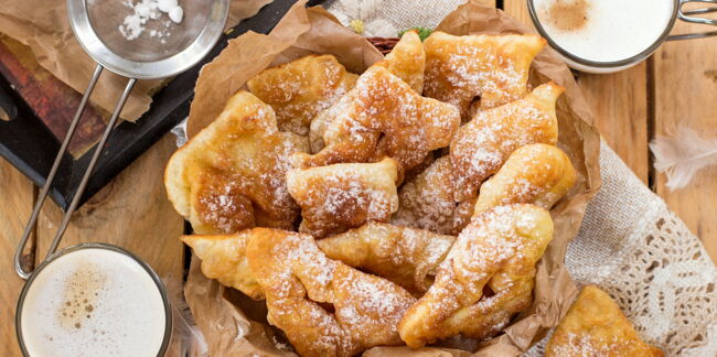 Bugnes briochées : la recette facile rapide : découvrez les recettes de ...