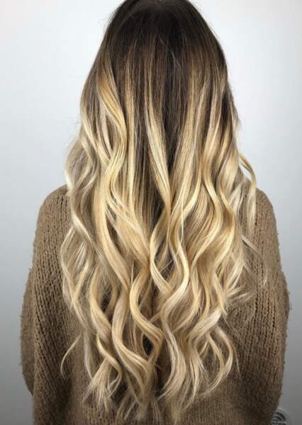 Ombre Hair Blond Beige