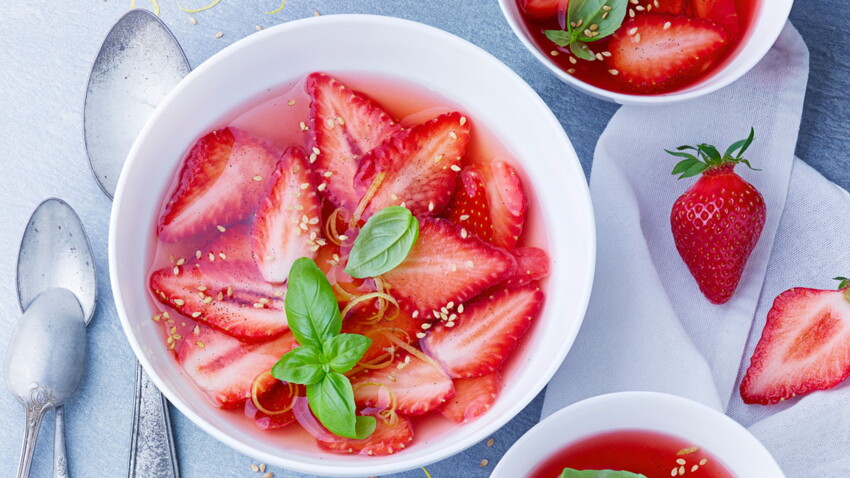 Nage de fraises du Périgord rapide : découvrez les recettes de cuisine ...