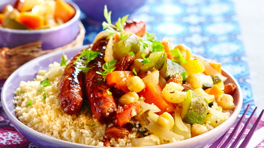 Couscous aux merguez rapide : découvrez les recettes de cuisine de ...