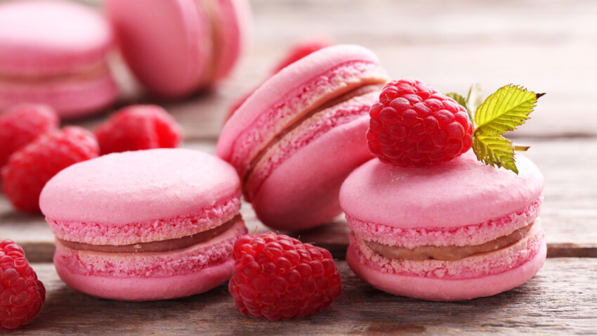 Les recettes inratables de macarons à la framboise : Femme Actuelle Le MAG