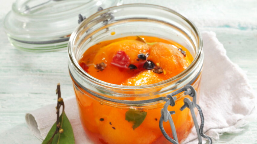 Abricots marinés au sirop épicé rapide : découvrez les recettes de ...