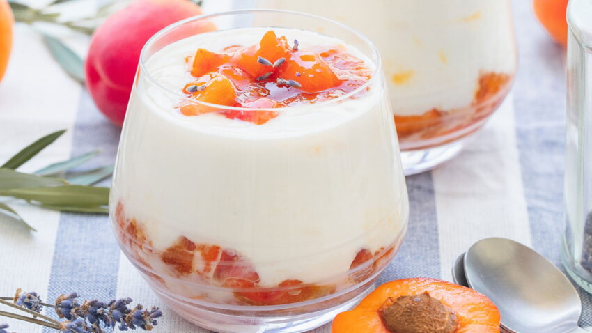 Verrine yaourt et abricots confits facile et rapide : découvrez les ...