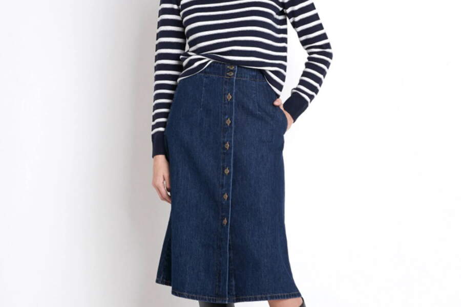 Jupe en jean : top des modèles les plus tendance du printemps-été 2021 ...
