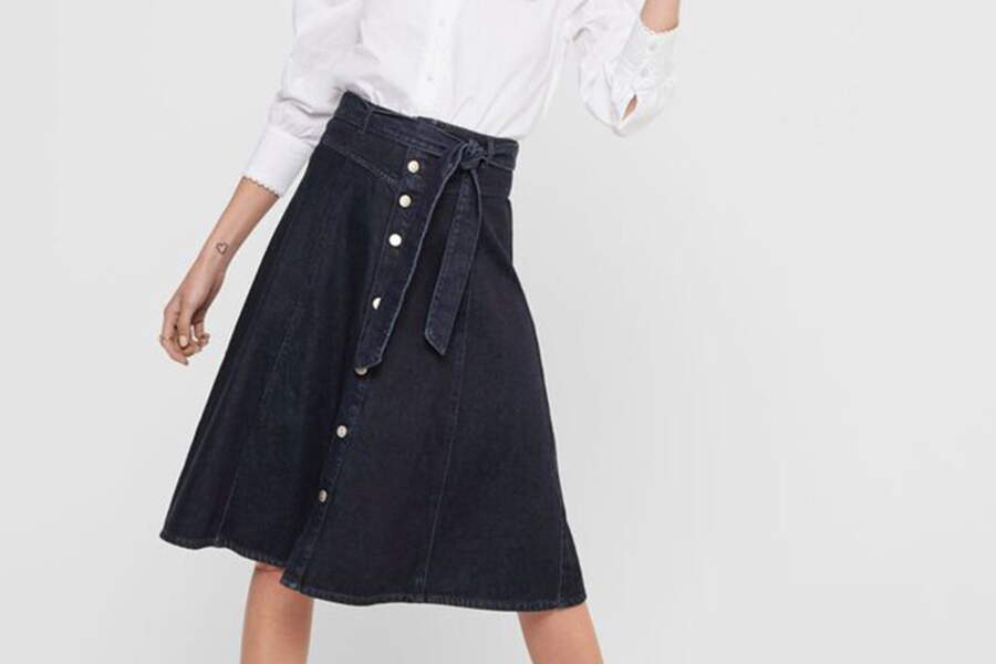 Jupe en jean : top des modèles les plus tendance du printemps-été 2021 ...