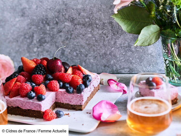 Cheesecake chocolat & fruits rouges facile et rapide : découvrez les ...