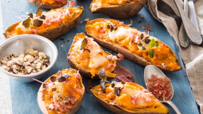 Patates douces en robe des champs au reblochon facile et rapide ...