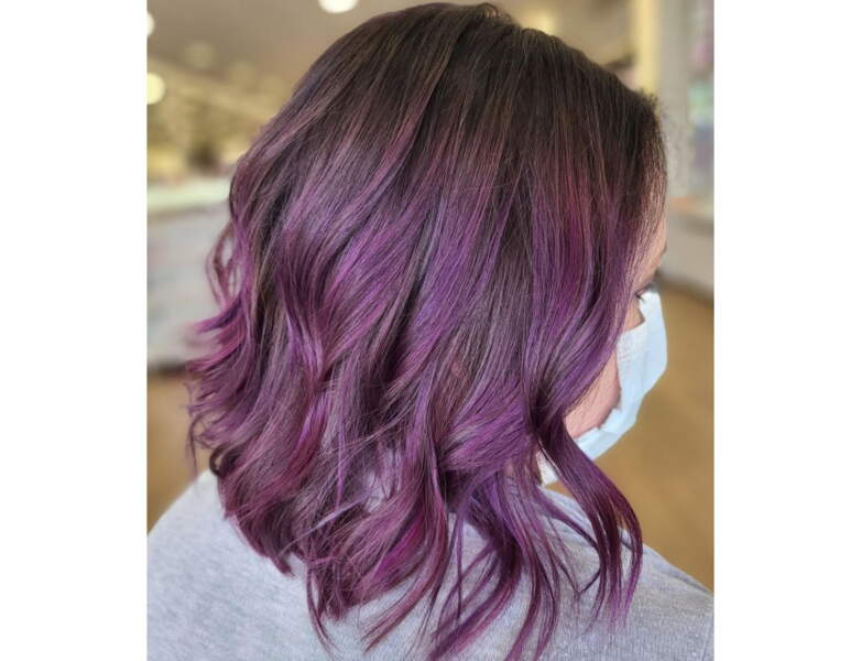 Cheveux violets : la nouvelle coloration tendance en 25 images - Femme ...