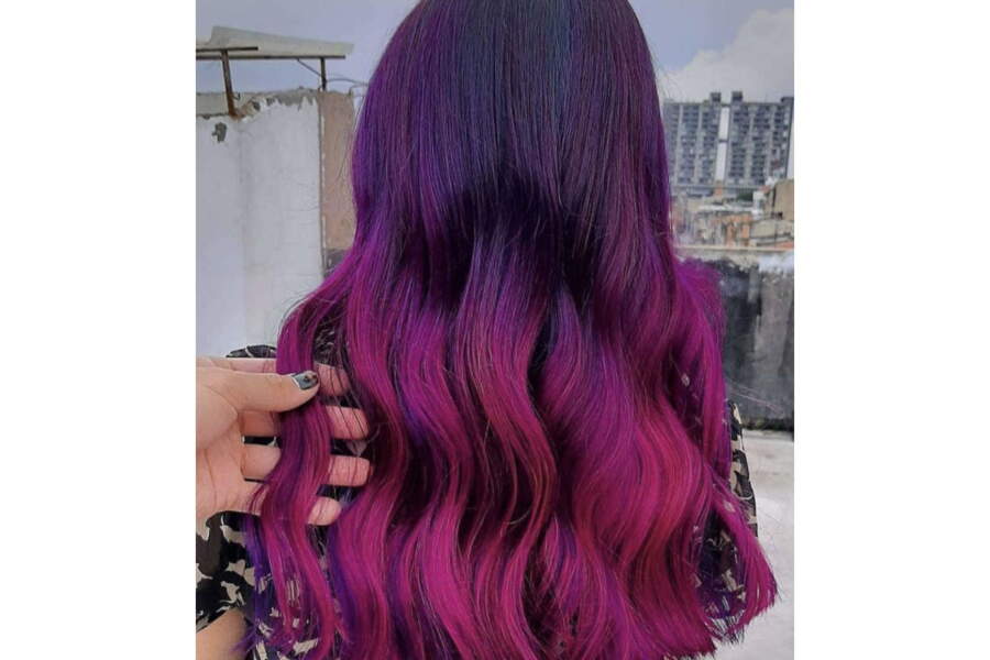 Cheveux violets : la nouvelle coloration tendance en 25 images - Femme ...