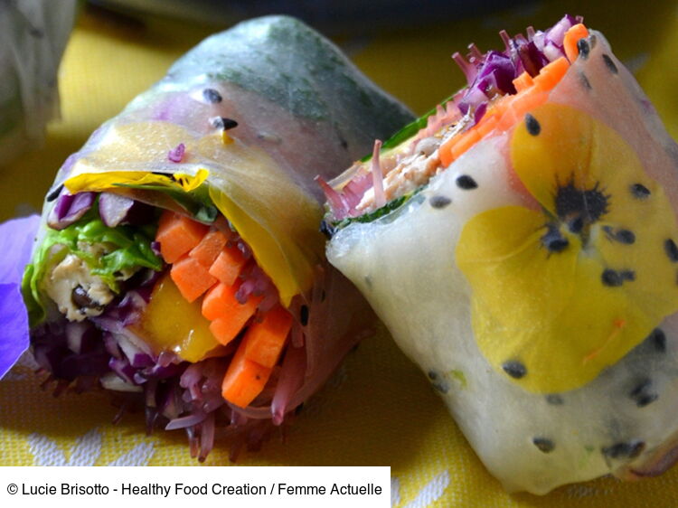 Rainbow spring rolls rapide : découvrez les recettes de cuisine de ...