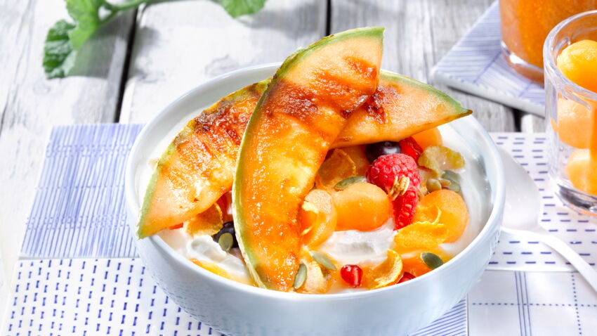 Melon rôti citron vert et miel facile et rapide : découvrez les ...