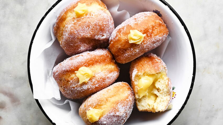 Beignets au lemon curd facile et rapide : découvrez les recettes de ...