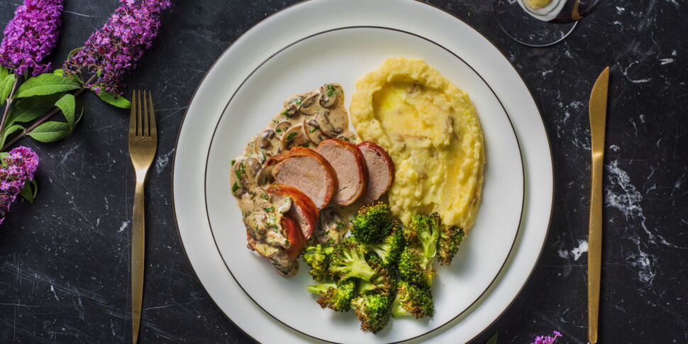 Filet mignon au lard et sauce forestière facile et rapide : découvrez ...