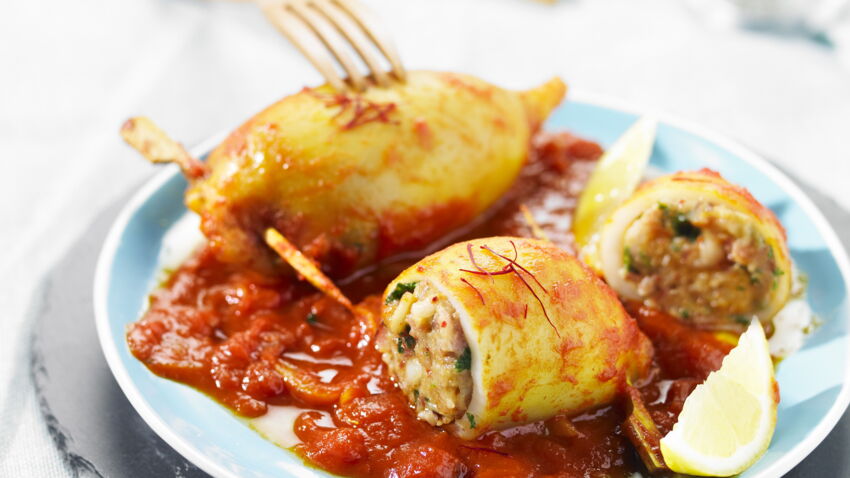 Encornets farcis : découvrez les recettes de cuisine de Femme Actuelle ...