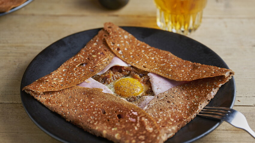 Crêpes complètes au confit d'oignon facile et rapide : découvrez les ...