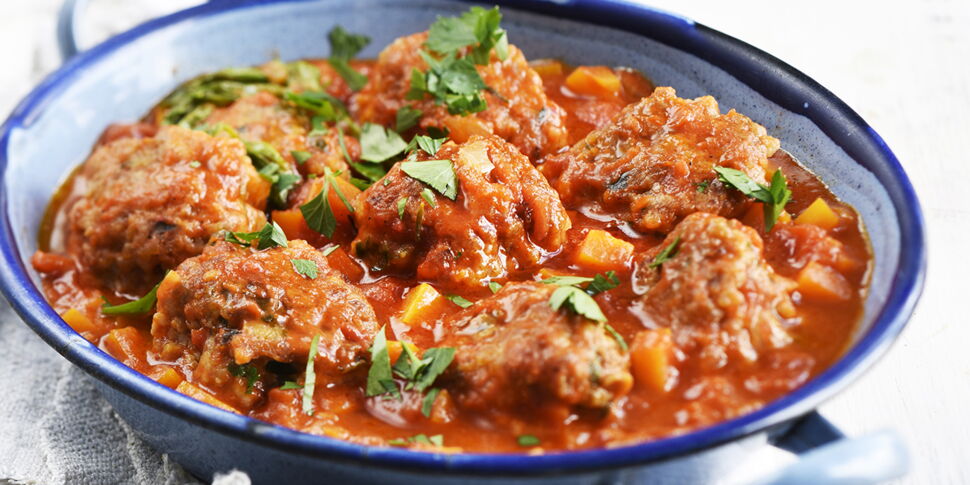 Polpettes aux deux viandes, sauce tomate à l'orange facile : découvrez ...