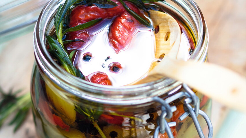 Poivrons marinés à l’huile d’olive et à l’ail : découvrez les recettes ...