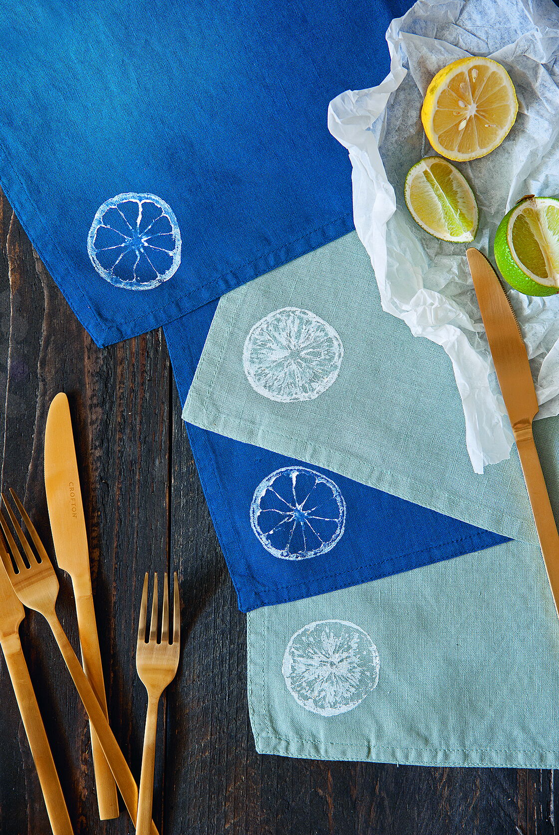 Réalisez de jolies serviettes de table pour l’été en 3 étapes : Femme ...