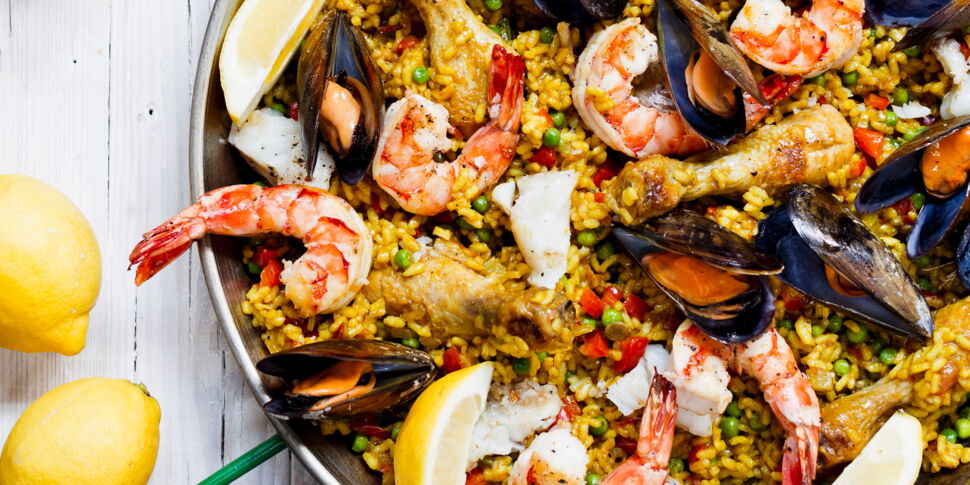 Paëlla de poulet et fruits de mer facile : découvrez les recettes de ...