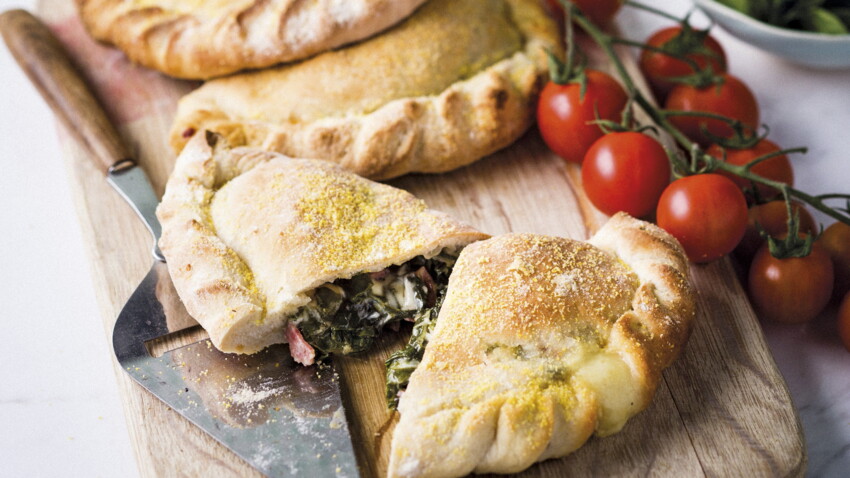 Calzones aux épinards, salami et mozzarella : découvrez les recettes de ...