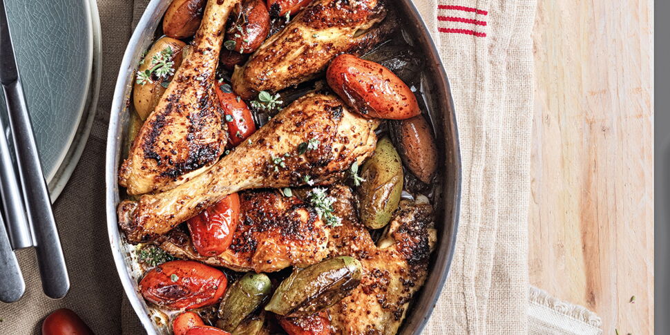 Poulet aux tomates rôties et balsamique facile : découvrez les recettes ...