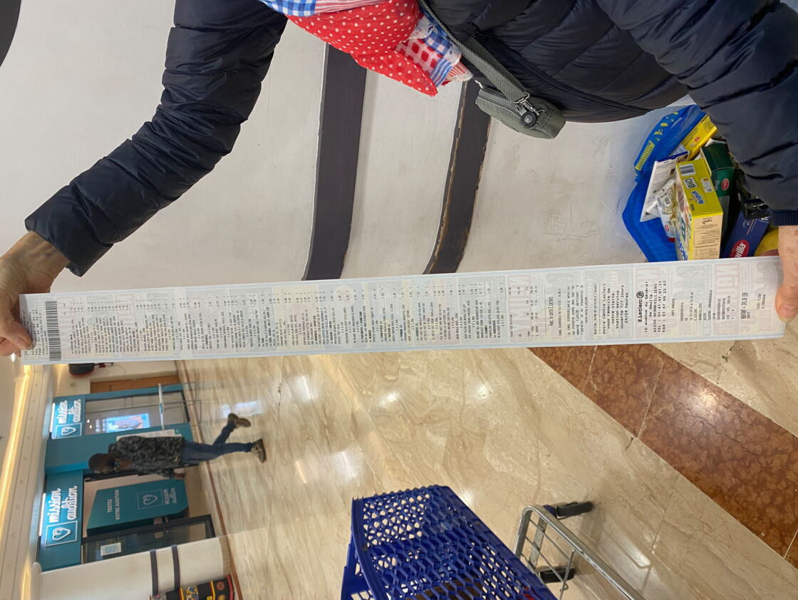 Mon ticket de caisse : "Tenir la semaine avec nos trois petits-enfants ...