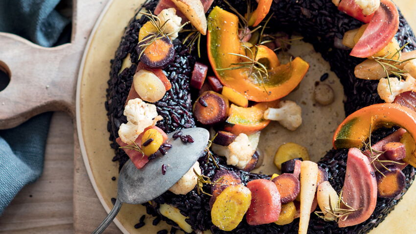 Couronne de riz noir aux légumes : découvrez les recettes de cuisine de ...