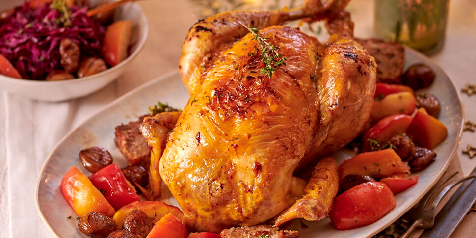 Dinde farcie aux marrons facile : découvrez les recettes de cuisine de ...