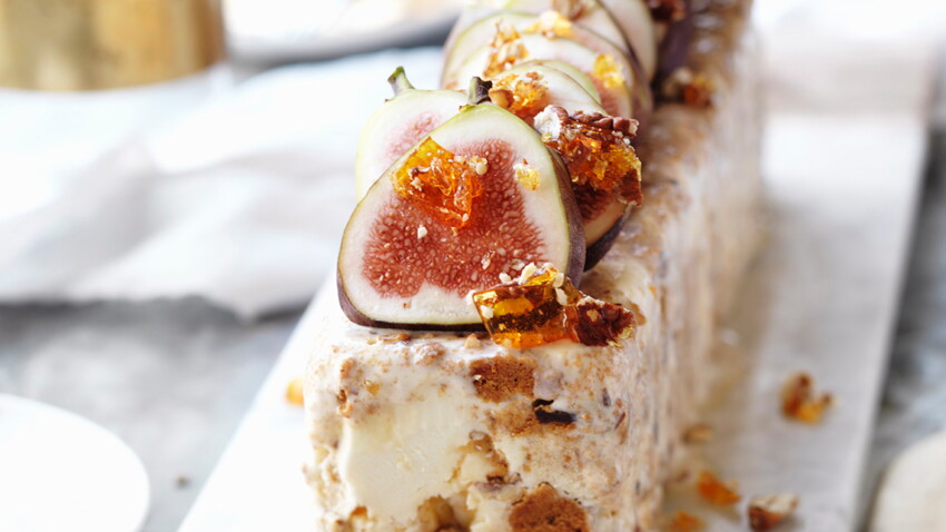 Nougat glacé aux fruits secs et aux spéculoos facile et rapide ...