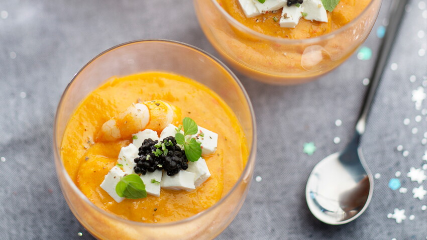 Velouté de langoustines et Caprice des Anges rapide : découvrez les ...