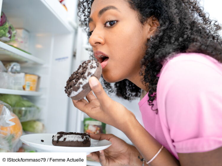 Hyperphagie boulimique : causes, symptômes, test, traitement : Femme ...