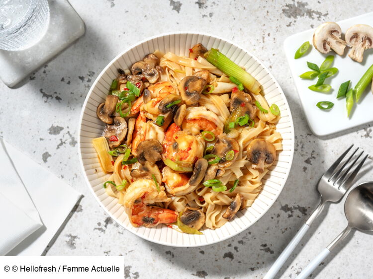 Nouilles façon chow fun aux crevettes rapide : découvrez les recettes ...