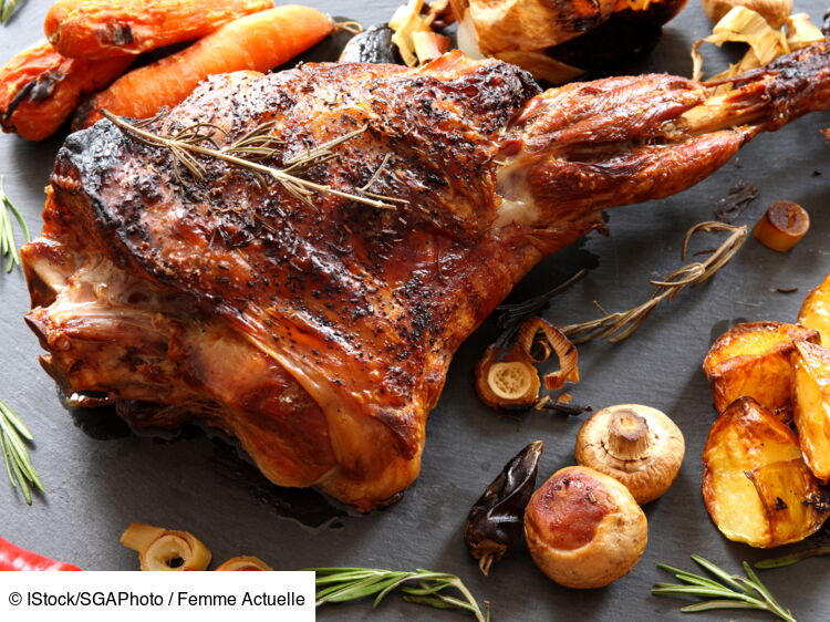 Gigot d’agneau à la broche et légumes oubliés au cidre de Julie Andrieu ...