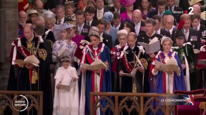 Couronnement du roi Charles III : adorable, le prince George porte la traîne de son grand-père ...