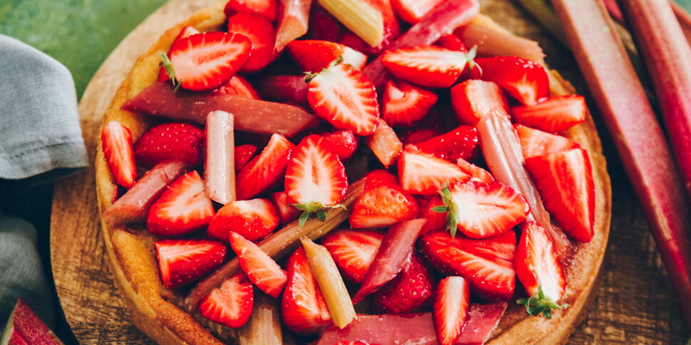 Tarte fraise rhubarbe facile : découvrez les recettes de cuisine de ...