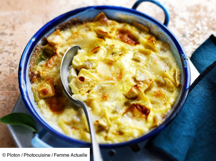 Gratin de ravioles du Dauphiné au reblochon facile et rapide ...