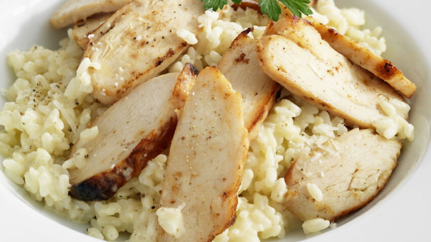 Risotto au poulet super facile rapide : découvrez les recettes de ...