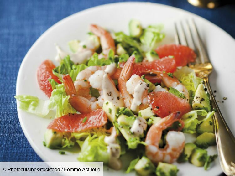 Salade Pamplemousse Avocat Et Crevettes Rapide Découvrez Les Recettes