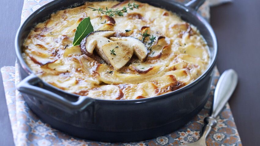 Gratin dauphinois aux cèpes facile : découvrez les recettes de cuisine ...