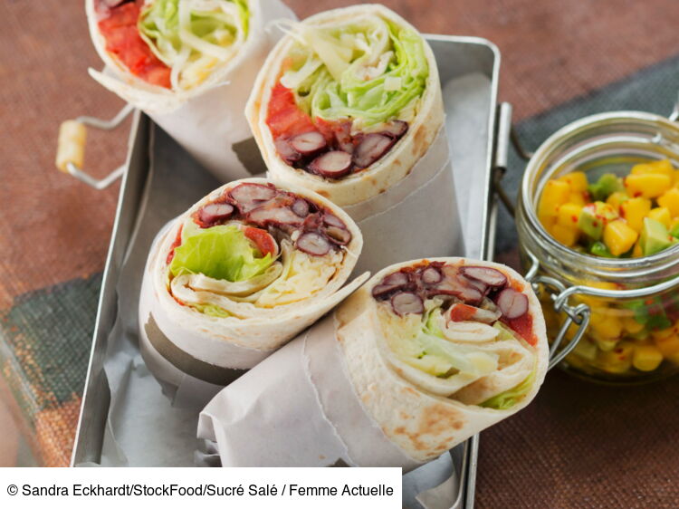 Wrap végétarien aux haricots rouges facile et rapide : découvrez les ...