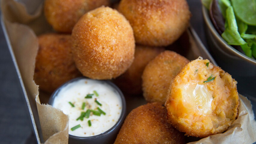 Croquettes de patate douce à la Raclette facile et rapide : découvrez ...