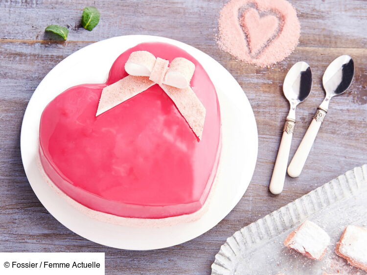Coeur gourmand aux fruits rouges et biscuits roses de Reims : découvrez ...