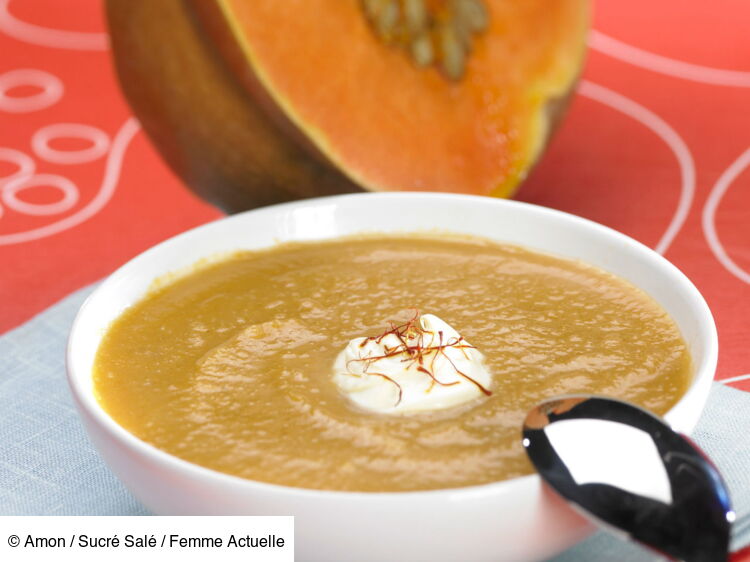 Potage au potiron facile et rapide : découvrez les recettes de cuisine ...