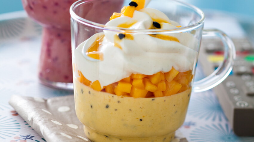 Trifle aux fruits tropicaux et smoothie facile et rapide : découvrez ...