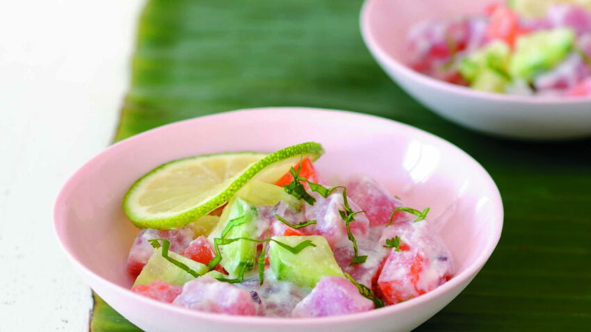 Thon cru à la Tahitienne facile et rapide : découvrez les recettes de ...