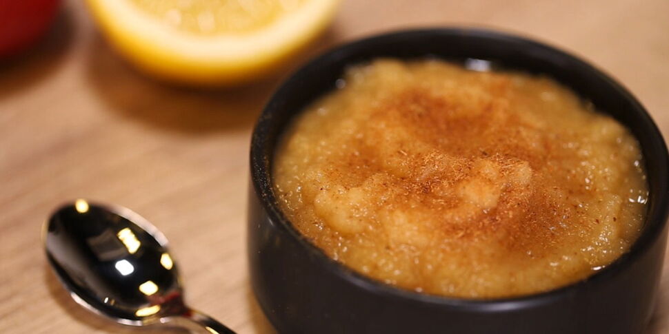 Compote de pommes crue à la cannelle facile et rapide : découvrez les ...