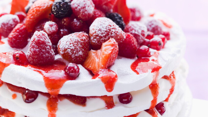Pavlova aux fruits rouges super facile : découvrez les recettes de ...